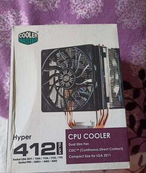 Кулер процеccорный CPU cooler Hyper 412 Slim