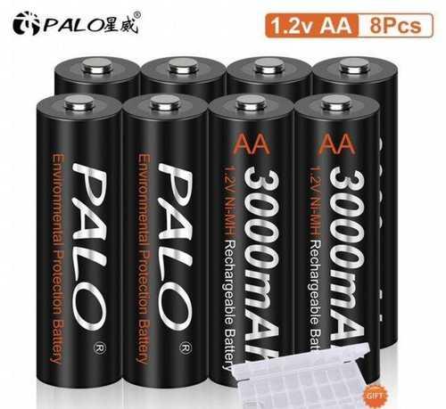 Аккумулятор AA 3000 mAh Palo -8 шт