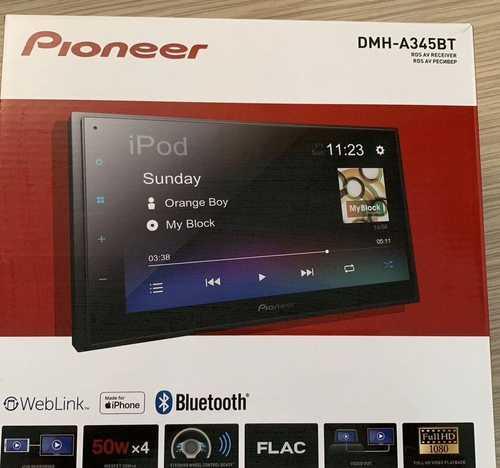 Автомагнитола Pioneer DMH-A345BT