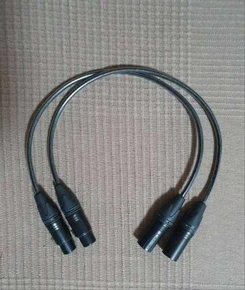Аудио кабель XLR Analysis-Plus Copper Oval-in 0.5m