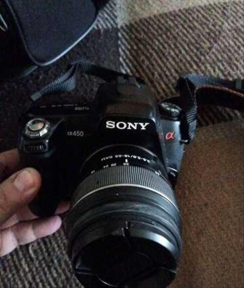 Зеркальный фотоаппарат sony альфа 450