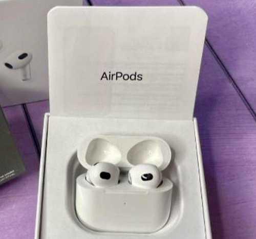 Наушники airpods 3 (Гарантия, Чехол )