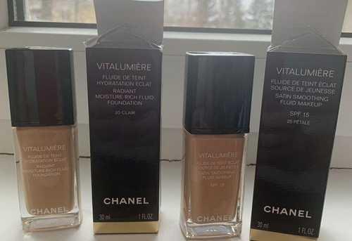Chanel косметика тени румяна,тональный крем