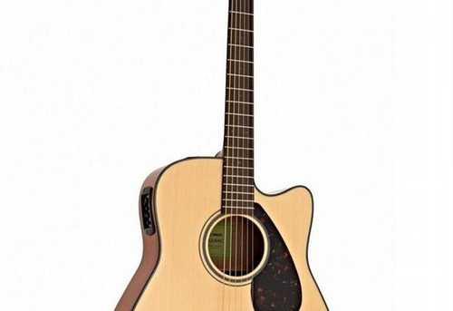 Электро-акустическая гитара yamaha FGX800C natural