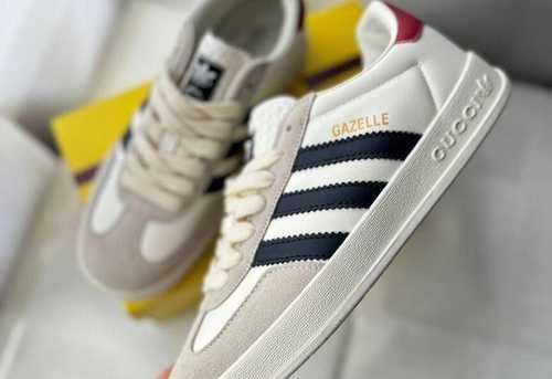 Кроссовки Adidas x Gucci Gazelle White