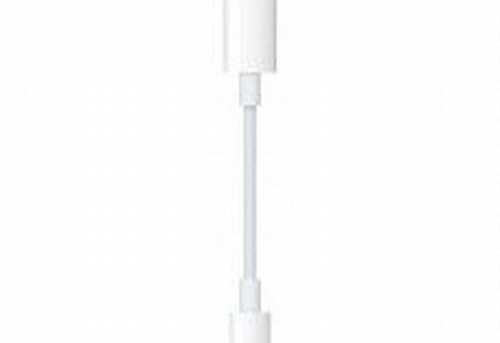 Aдаптер Apple Lightning -mini jack 3.5,0.1м, white