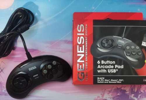 Контроллер Sega Genesis/Mega Drive USB 6 кнопок
