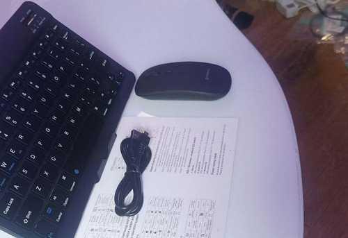 Клавиатура и мышь Goojodoq чёрная