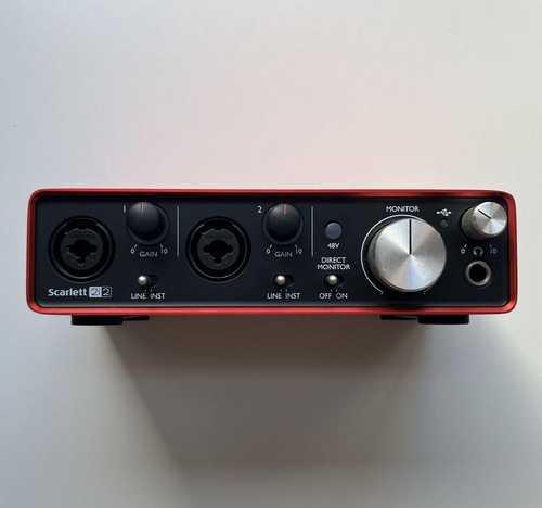 Звуковая карта focusrite scarlett 2i2 2nd gen