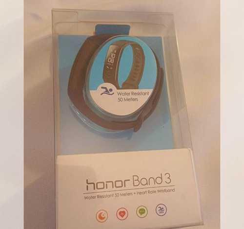 Фитнес-браслет Honor Band 3 синий, новый