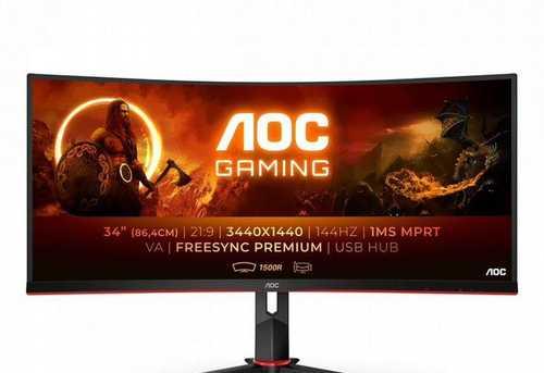 Монитор AOC gaming CU34G2X/BK