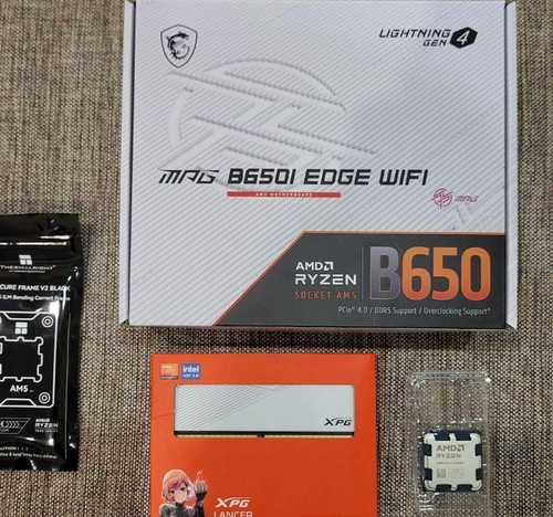 Ryzen 8600g   B650I Edge Wi-Fi   32gb 6400mhz