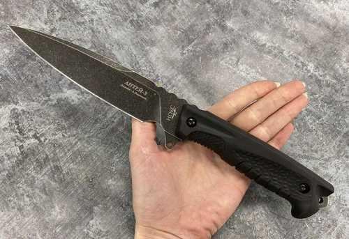 Нож Антей 3, AUS-8, черная рукоять, 605-589821