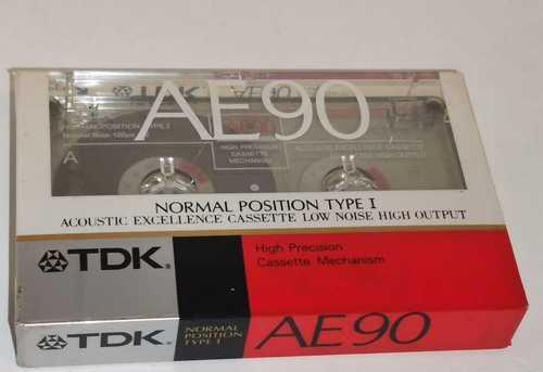 Аудиокассета TDK AE 90 1989