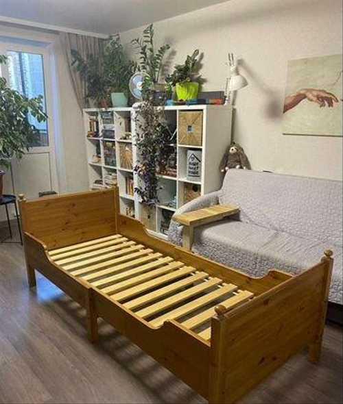 Кровать IKEA лексвик б/у