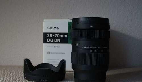 Sigma 28-70mm f/2.8 DG DN Contemporary для Sony E