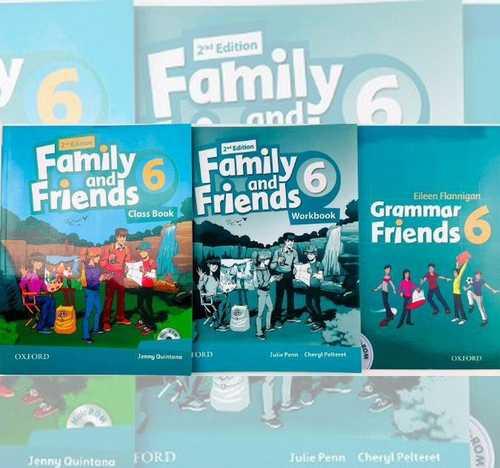 Глянцевый Family and friends 6+grammar friends 6