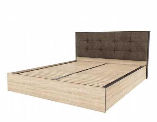 Кровать Лирика лк-2 (14002000) (Дуб Сонома/Венге)
