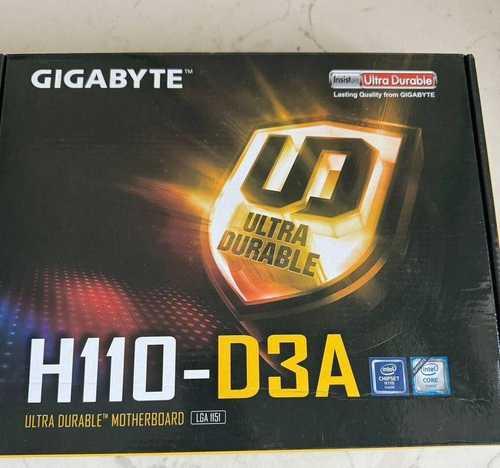 Материнская плата gigabyte GA-H110-D3A