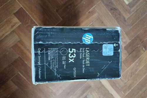 Картридж лазерный HP 53X (Q7553X) черный