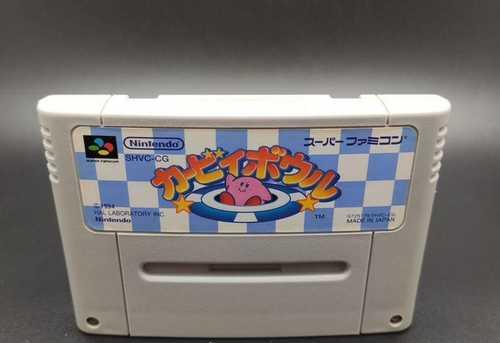 Kirby Bowl Super Famicom Картридж Nintendo snes