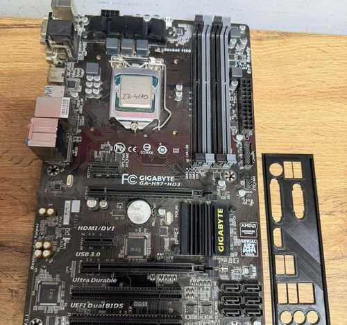 Комплект i3-4170, Gigabyte GA-H97-HD3, LGA 1150