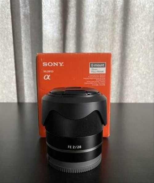 Sony fe 28mm f2