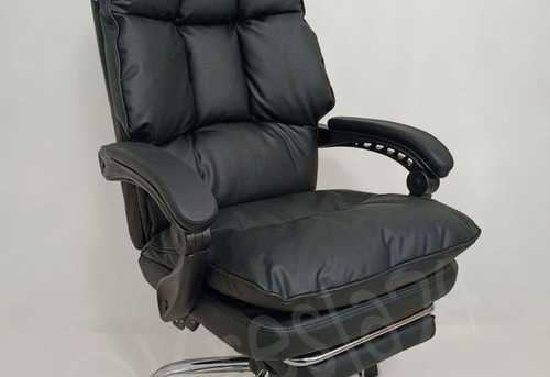 Компьютерное кресло руководителя с подножкой