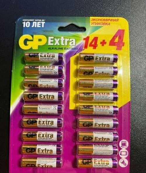 Батарейки GP Extra Alkaline AAA (LR03), 18 шт