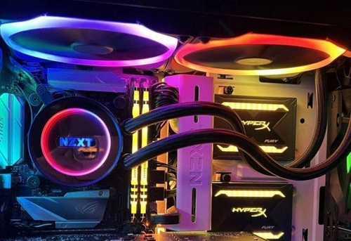 Nzxt Kraken X62 RGB +x2 Nzxt Aer RGB Fan & Hue+ RF