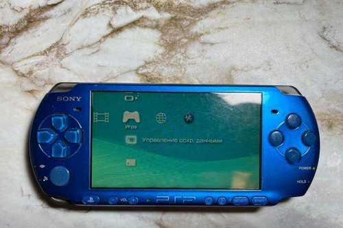 Sony psp 3008 Vibrant Blue (Прошитая+Игры)