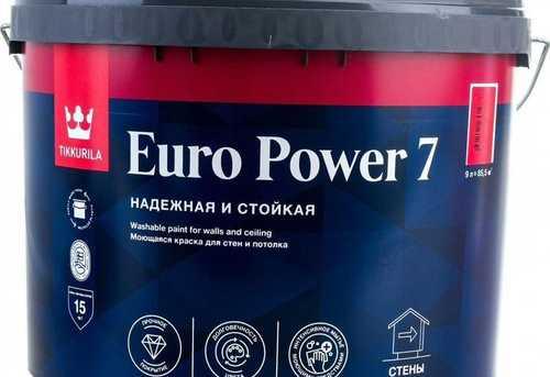 Краска tikkurila euro power 7 14л