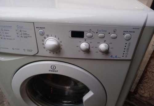 Indesit 4кг 33см узкая стиральная машина бу