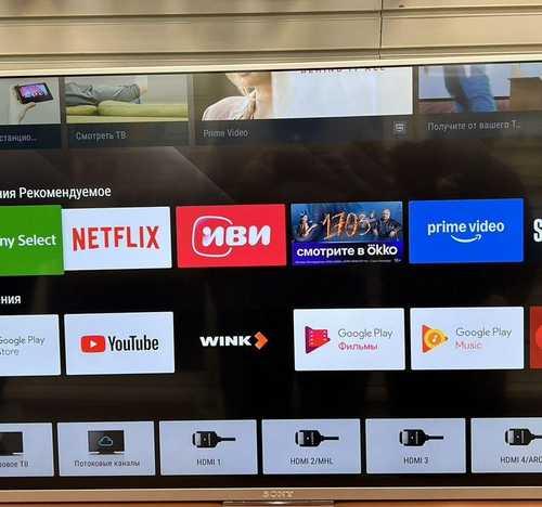 4K Android TV sony KD-43X8307C 110см