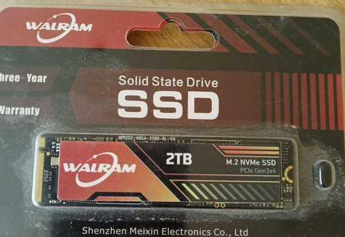 M.2 PCIe 3.0 2280 Walram Жёсткий диск SSD 2 TB