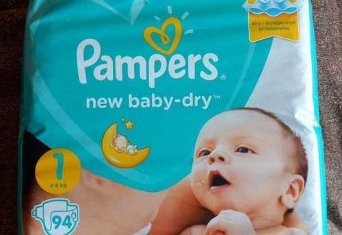 Подгузники Pampers new baby-dry 1 от 2-5 кг