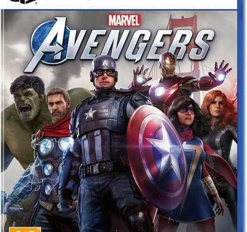 Игра Мстители Marvel (PS5) б/у, Полностью Русский
