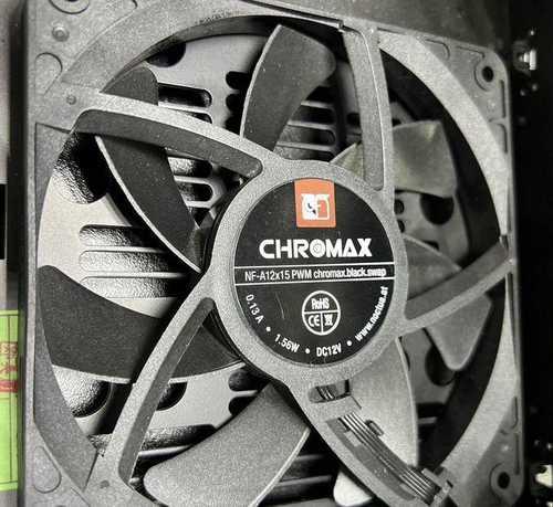 Noctua NF-A12x15-PWM chromax.black.swap