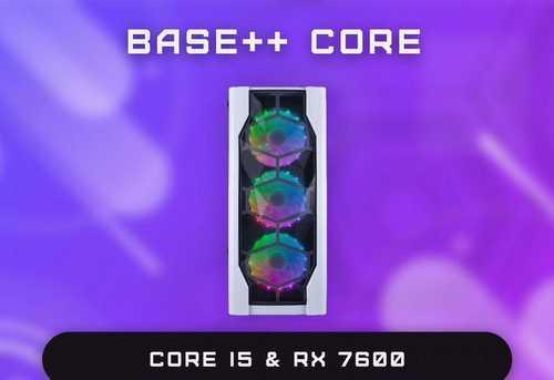 «Base++ core» пк Core i5\RX 7600\16гб RAM