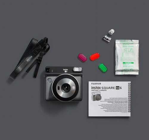 Новый Instax SQ 6 серый graphite grey