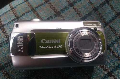 Фотоаппарат Canon powerShot A470