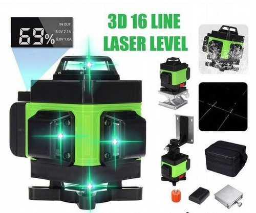 Светодиод Дисплей 3D 360 16 Линия Зеленый свет