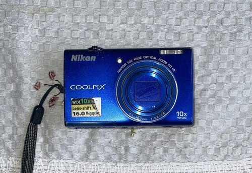 Компактный фотоаппарат nikon coolpix S6200
