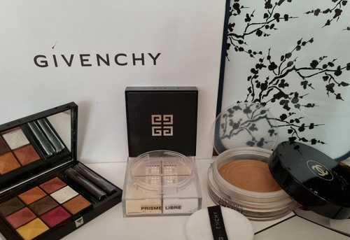 Givenchy палетка.Пудра Givenchy.Chanel бронзер