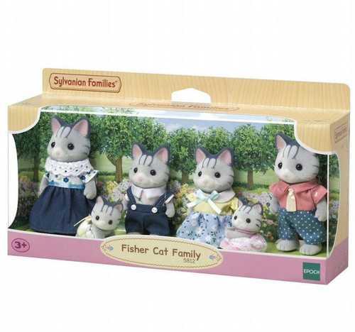 Набор Sylvanian Families Семья Котов рыбаков 5812