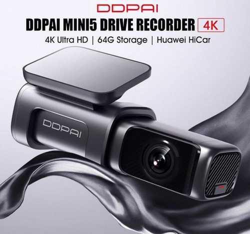 Видеорегистратор DDpai mini5 Dash Cam 4K