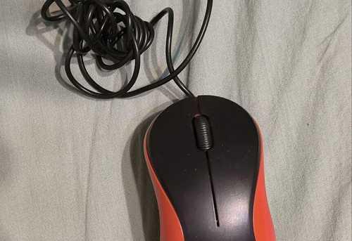 Компьютерная мышь oklick 115s black/red