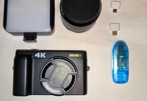 Цифровой фотоаппарат 4К ultra HD