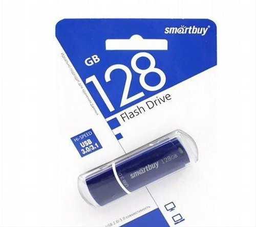Флешка USB 128GB 3.0 SmartBuy Crown Blue