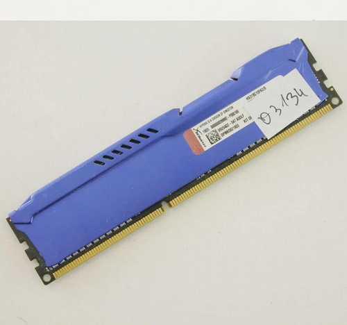 DDR3 4 GB 1866 MHz Kingston HyperX Fury Blue